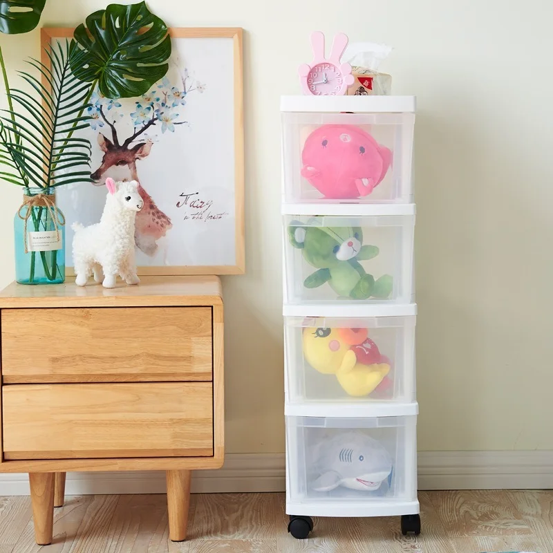 Japanese-style Storage Cabinets Slotted Drawer-style Gap Boxes ...