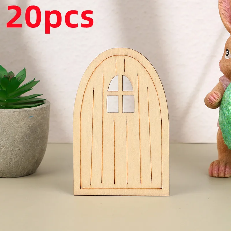 20PCS-Dollhouse-Miniature-Elf-Door-Lovely-Mini-Fairy-Door-Garden ...