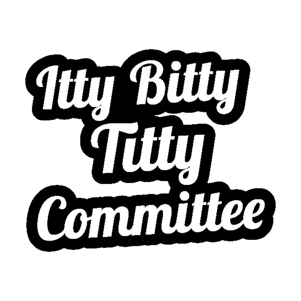 Itty-Bitty-Titty-Committee-Sticker-for-Laptop-Decor-Bedroom-Car-Cute ...
