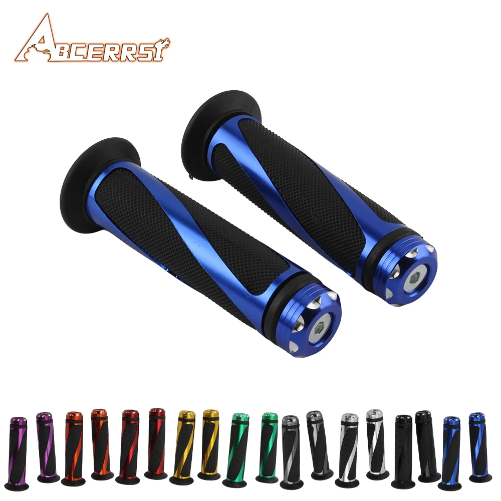 Universal-Motorcycle-Handle-Handlebar-Hand-Bar-Grip-7-8-22mm-For ...