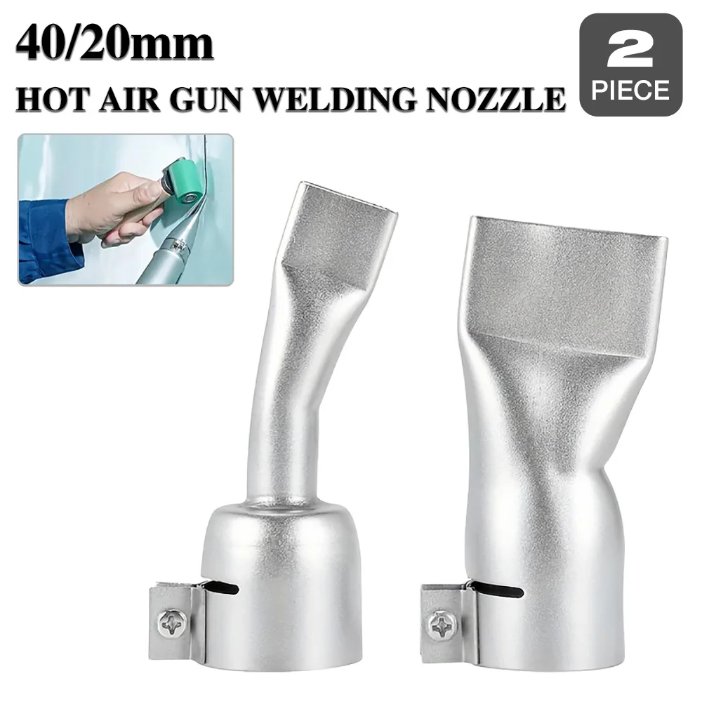2PCS Of 40/20mm Hot Air Gun Welding Nozzles, For 32mm Caliber Hot Air ...