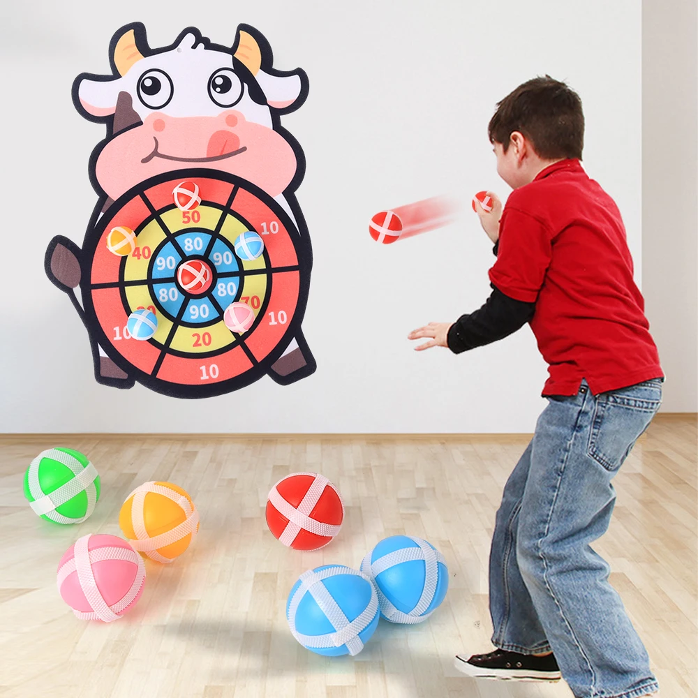 Dart-Board-Target-Sports-Game-Toys-with-Sticky-Balls-Children-Outdoor ...