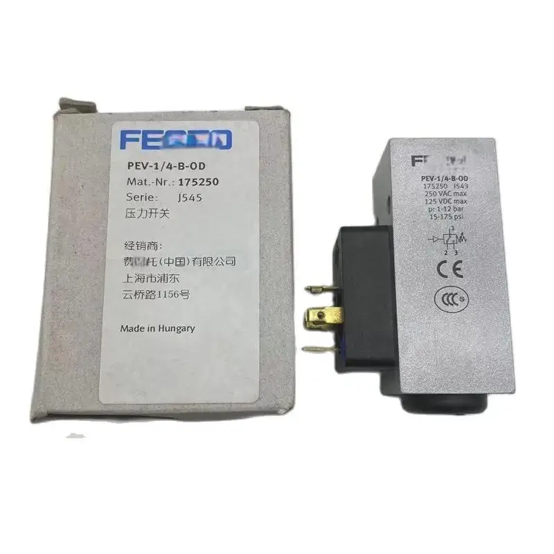 FESTOS-Pressure-switch-175250-PEV-1-4-B-OD-161760-192488-PEV-1-4-B ...