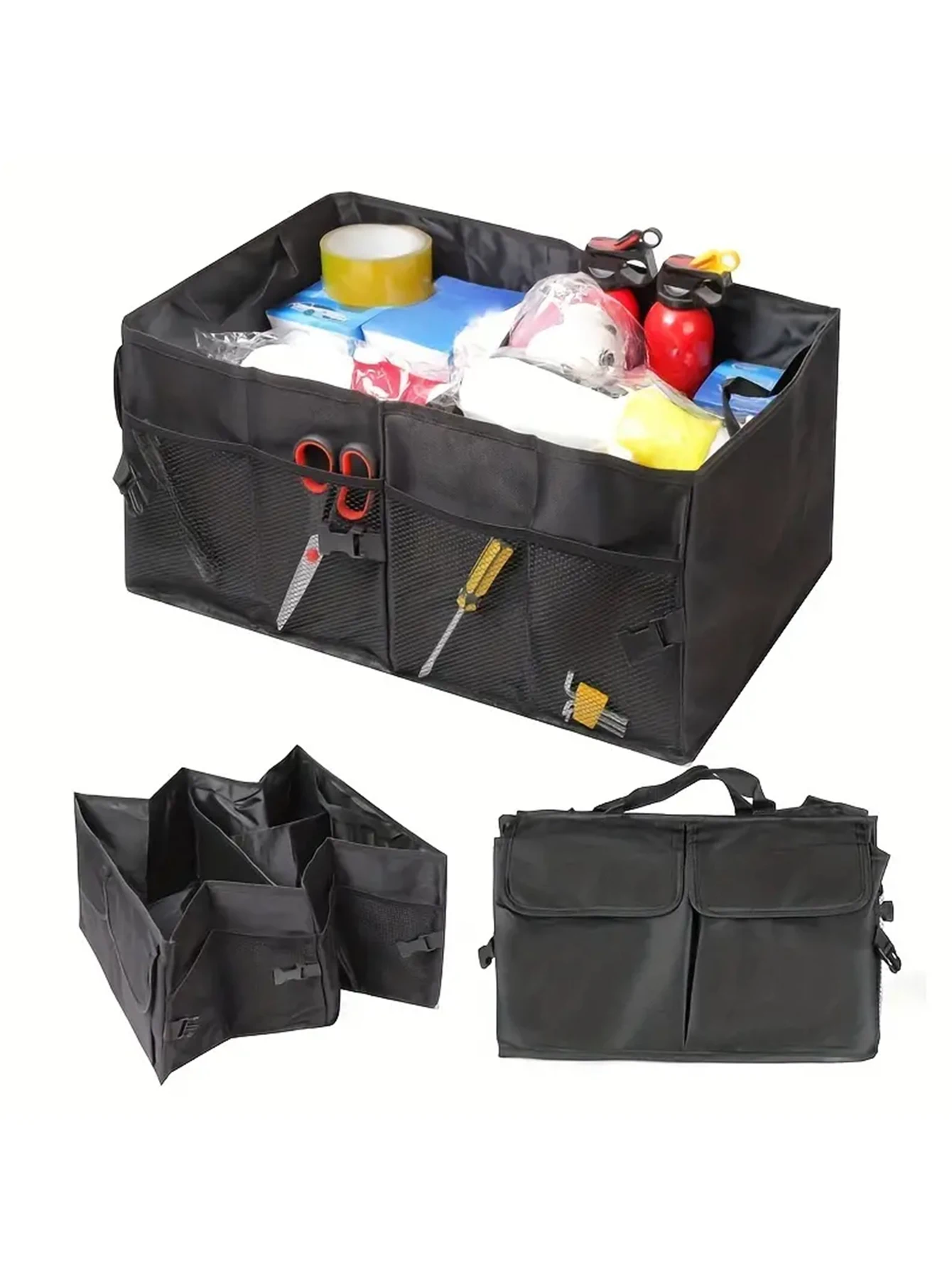 Car-Boot-Storage-Box-Large-Capacity-Interior-Finishing-Sundries-Storage ...