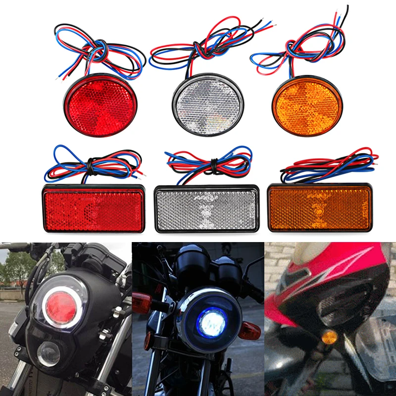 Motorcycle 24 LED Brake Stop Lamp Warning Reflector Light Rear Tail ...