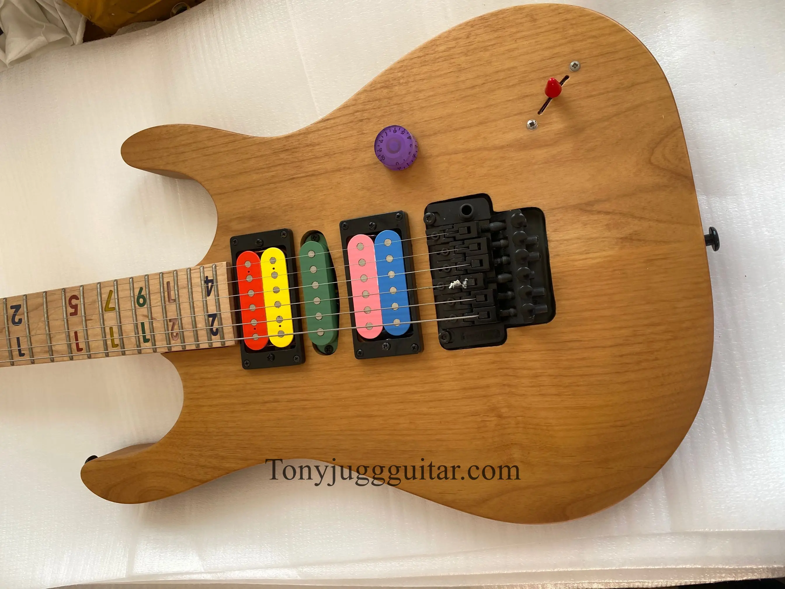 Rhxflame-Paradise-JasonBecker-JB24-Numbers-Natural-Electric-Guitar-Ash ...