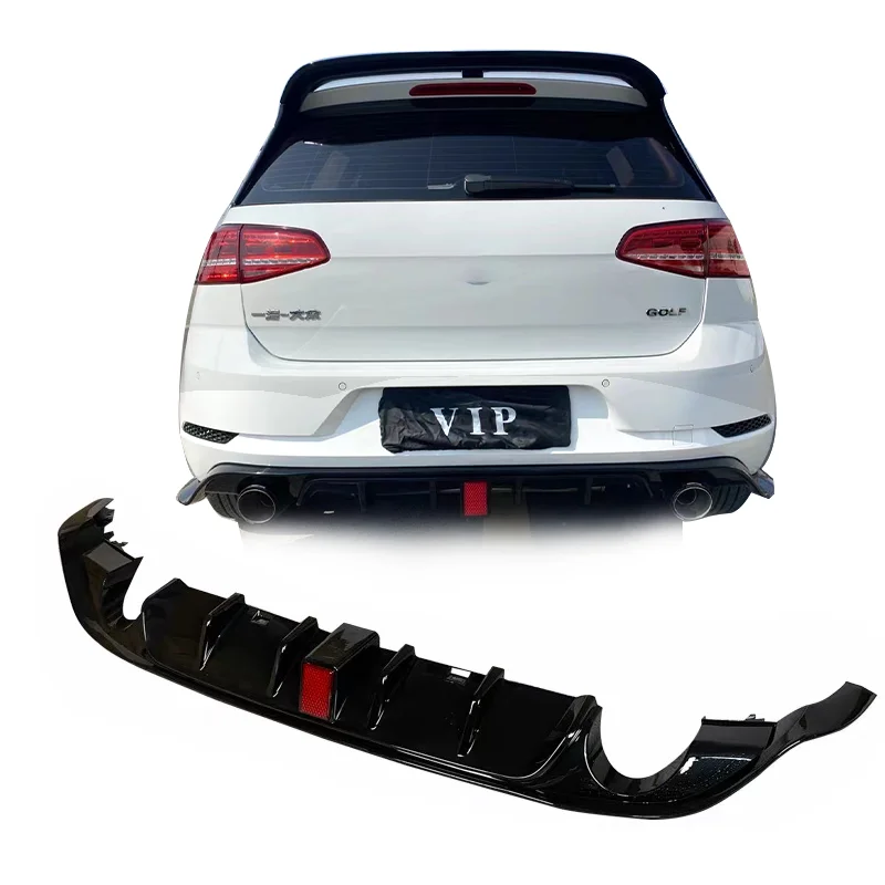 Auto-Tuning-Upgrade-Bodykit-ABS-Carbon-Fiber-TCR-Style-Rear-led-Lip ...