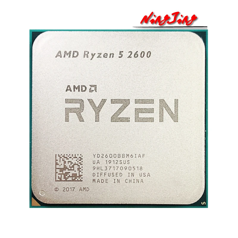 Amd ryzen 5 2600 r5 2600 3.4 ghz seis núcleo doze thread 65w ...