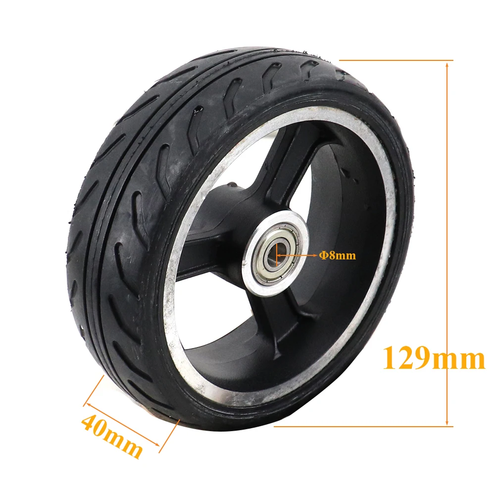 Solid-Wheel-5-Inch-5-5x2-Fast-Wheel-Carbon-Fiber-Scooter-Solid-Tire ...