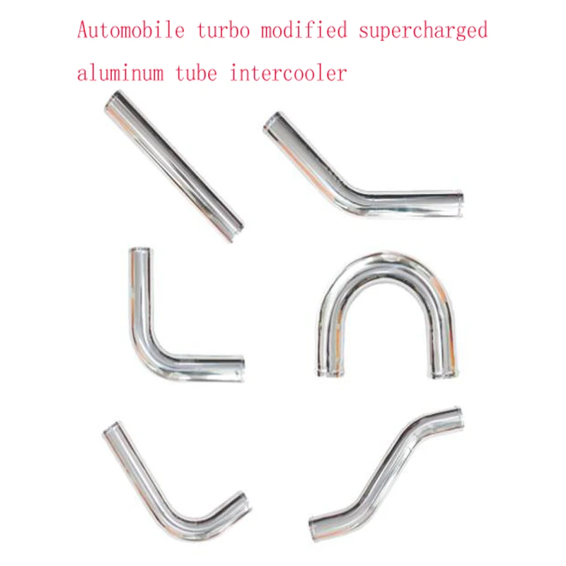 Car Diy Modified Aluminum Tube Intercooler Turbo Intake Booster Tube 51 ...