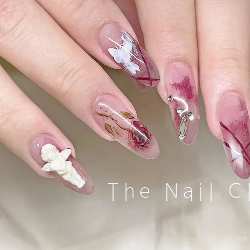 Angel Wing Nail Art