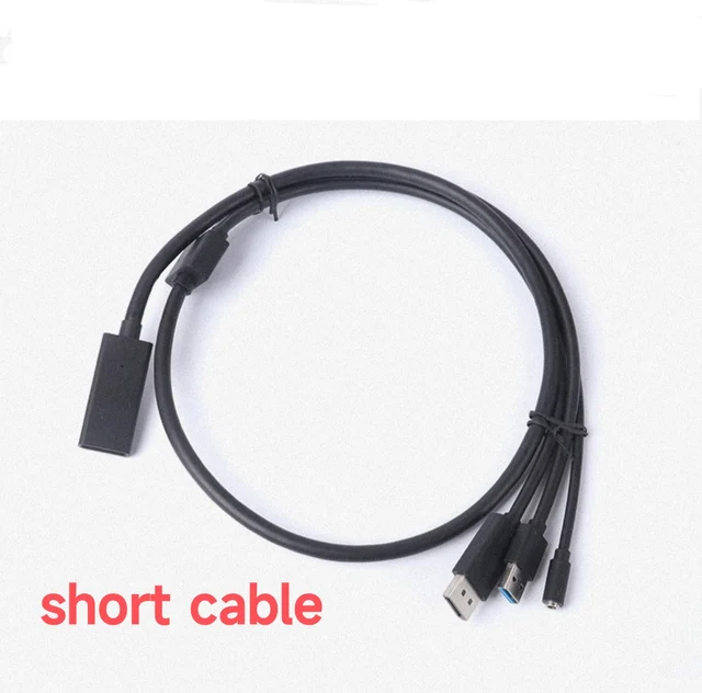 Original For VALVE INDEX VR Headset Cable + 3 in 1 Connecting Cable ...
