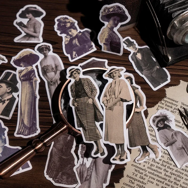 Pegatinas-Vintage-de-estilo-victoriano-para-mujer-pegatinas-de-diario ...