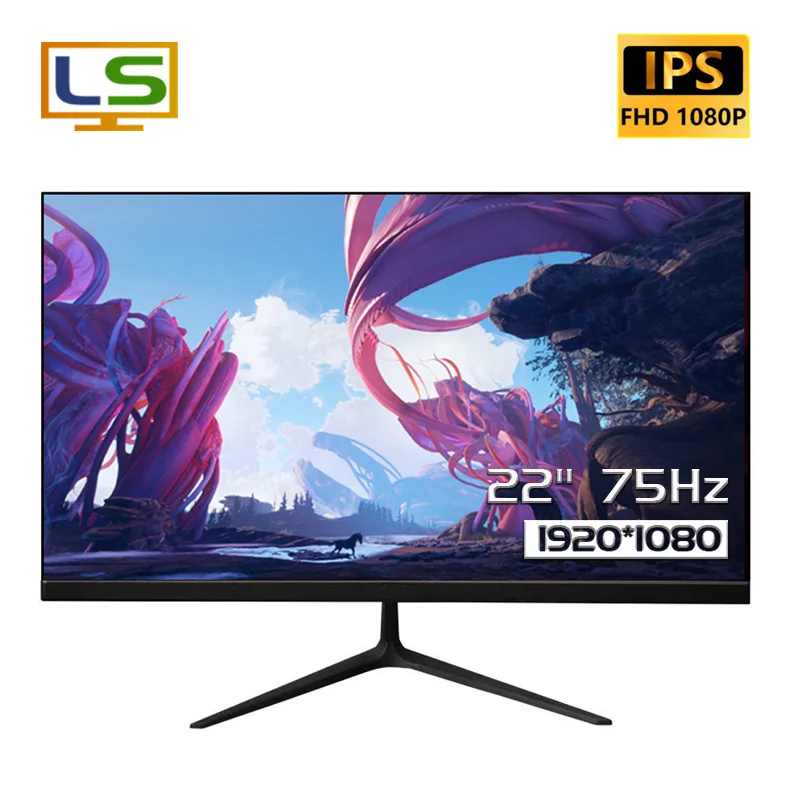 22-Inch-Monitor-75Hz-LED-Display-PC-IPS-HD-office-Desktop-Computer ...