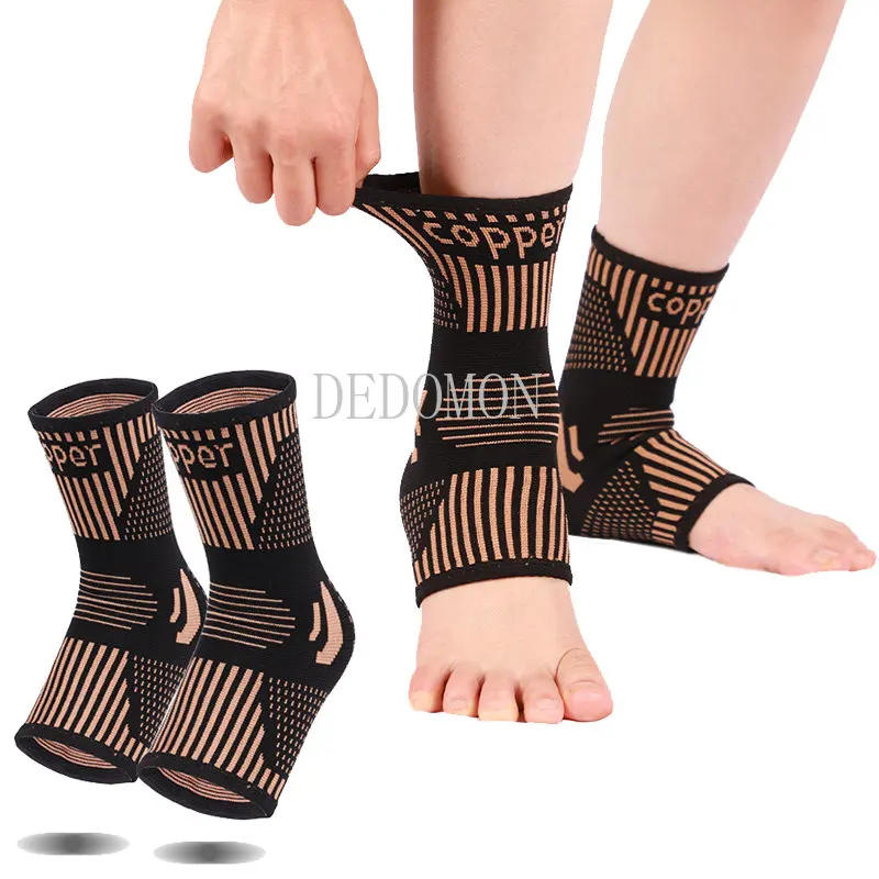 Copper-Ankle-Brace-Infused-Compression-Sleeve-Support-for-Plantar ...