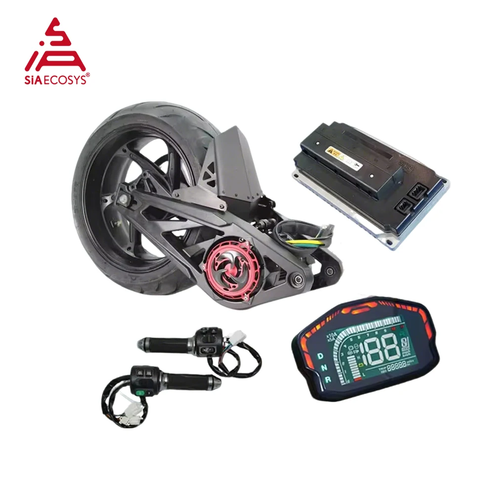 QS138 72V 4000W Mid Drive Motor Kit for Electric Scooter/Motorcycle PCX ...