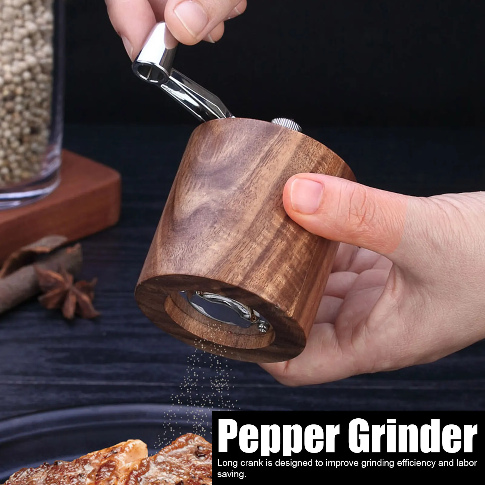 Manual Pepper Grinder Manual Pepper Grinder Spices Mill Grinding Tool ...