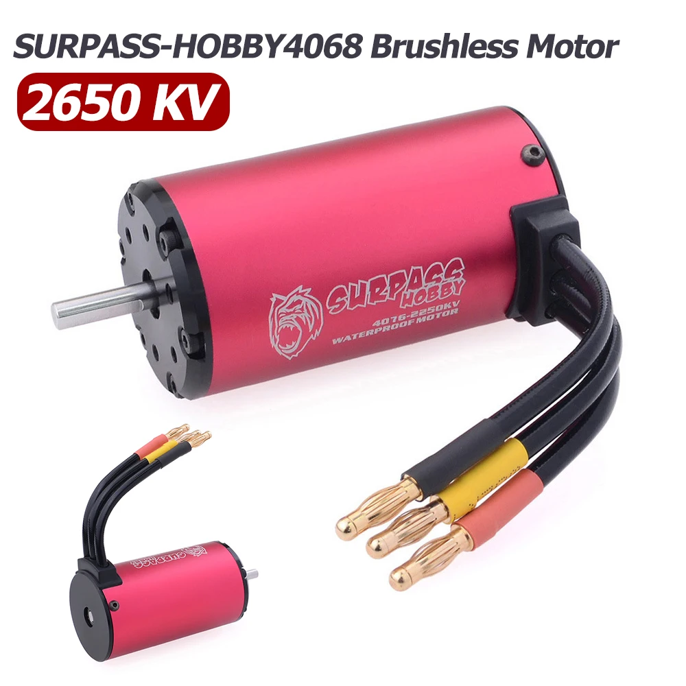 SURPASS-HOBBY-4068-2650KV-Waterproof-5-0mm-Brushless-Motor-150A-ESC-for ...