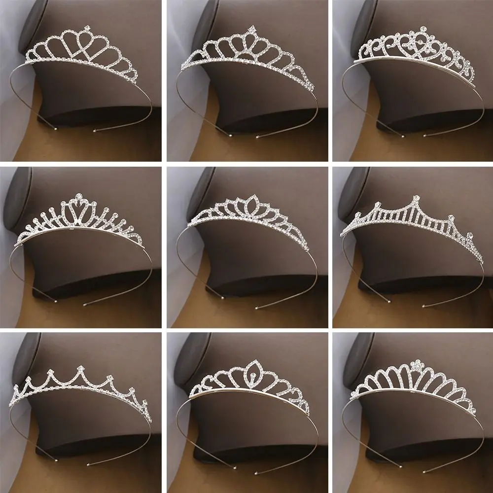 Tiaras de cristal de princesa con diamantes de imitación, Tiara de ...