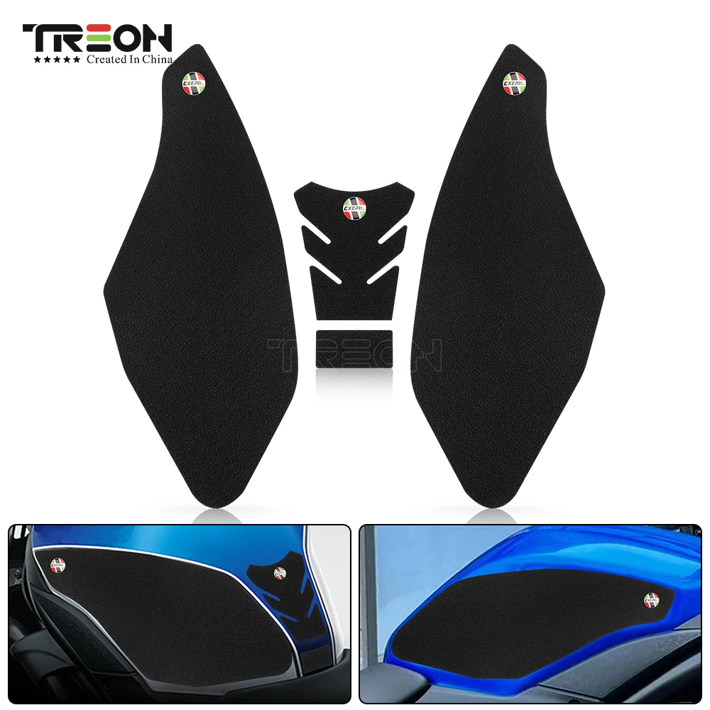 Motorcycle PVC Fuel Tank Pad Protective Stickers Decals Fit For Suzuki ...