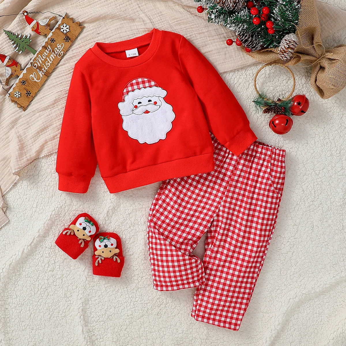2024-New-Baby-Gilrs-Fall-WInter-6M-4Y-Christmas-Infant-Toddler-Clothes ...