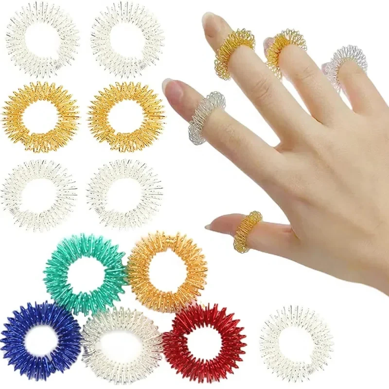 Finger-Massage-Ring-Acupuncture-Ring-Health-Care-Body-Massager-Relax ...