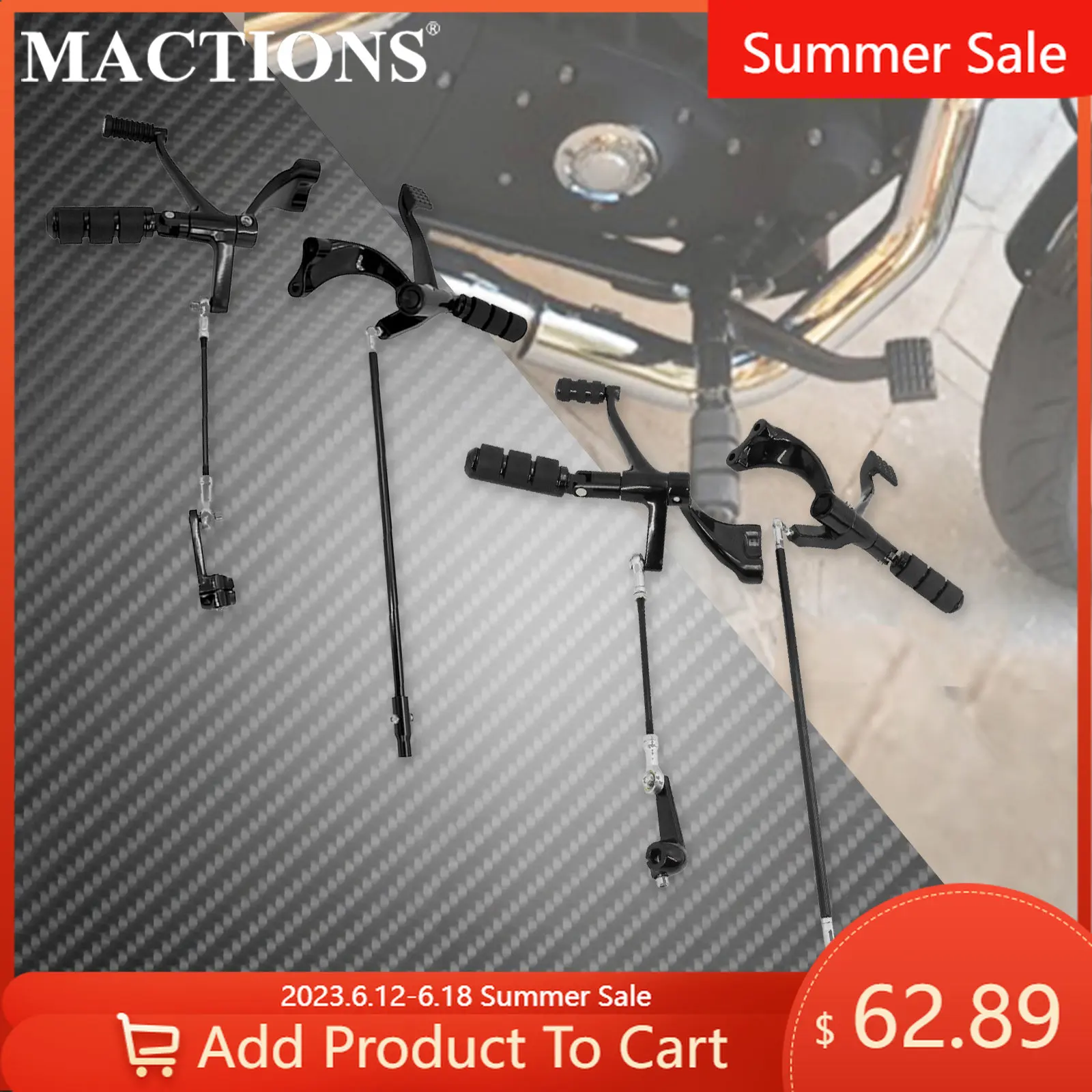 Motorcycle Forward Controls Complete Kit | Harley Forward Controls ...