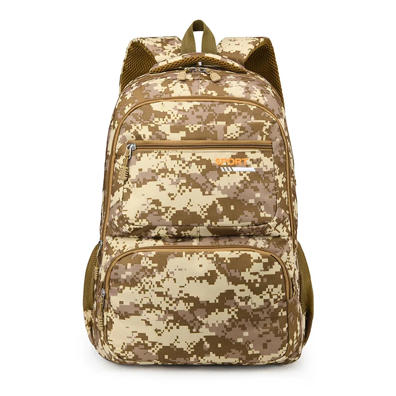 Camouflage-Army-Green-Backpacks-Travel-Kids-School-bag-Cool-Boy ...
