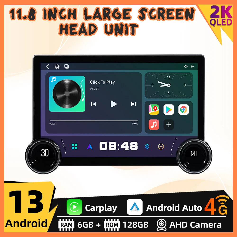 11-8-Inch-Screen-2-Din-Android-Car-Radio-Navigation-Multimedia-Carplay ...