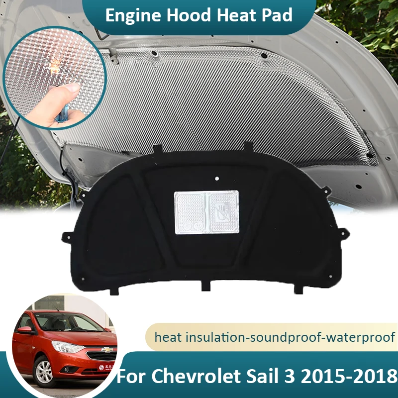Aveo T300 Engine Cover Chevrolet Aveo & Sonic Hood Insulation Pad ...