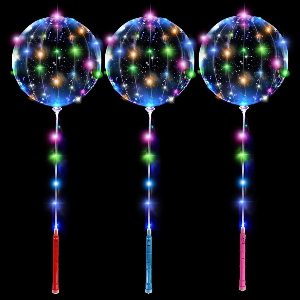 10-20-30Pcs-LED-Light-Up-Bobo-Balloons-with-Flashing-Handles-70cm-Stick ...