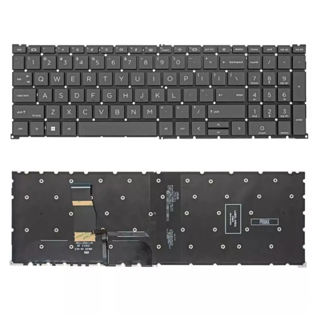 US Laptop Keyboard for Hp EliteBook 860 G9 865 G9 860 G11 G10 G9 ...