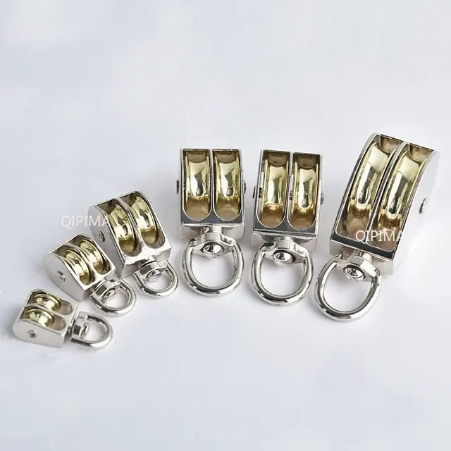 Zinc Alloy Fixed Pulley Crown Block and Tackle Lifting Wheel Single ...