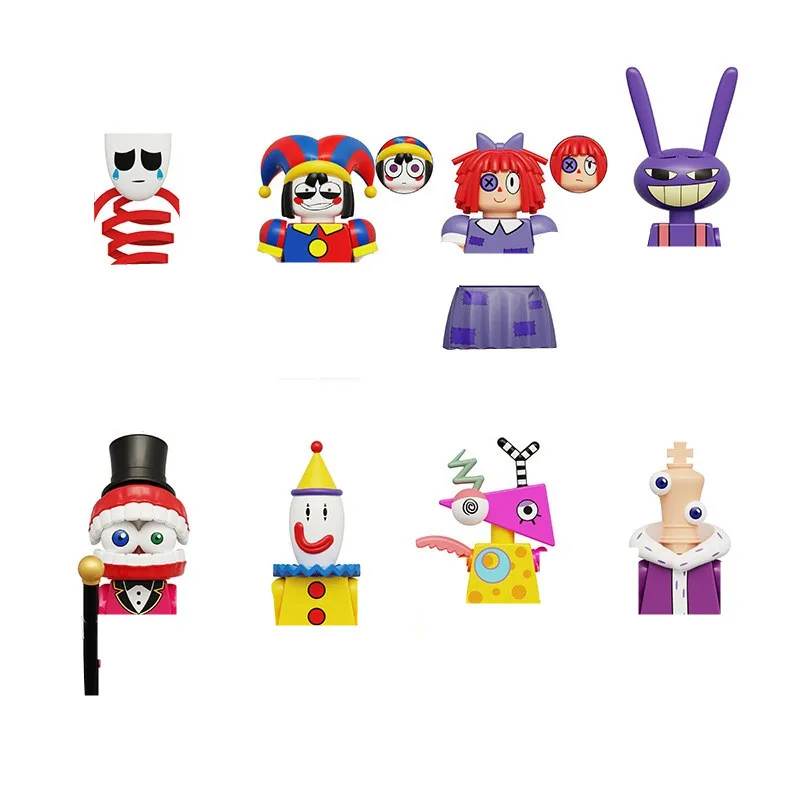 KDL827-8Pcs-Set-Amazing-Circus-Animal-Pomni-Clown-Jax-Rabbit-Caine ...