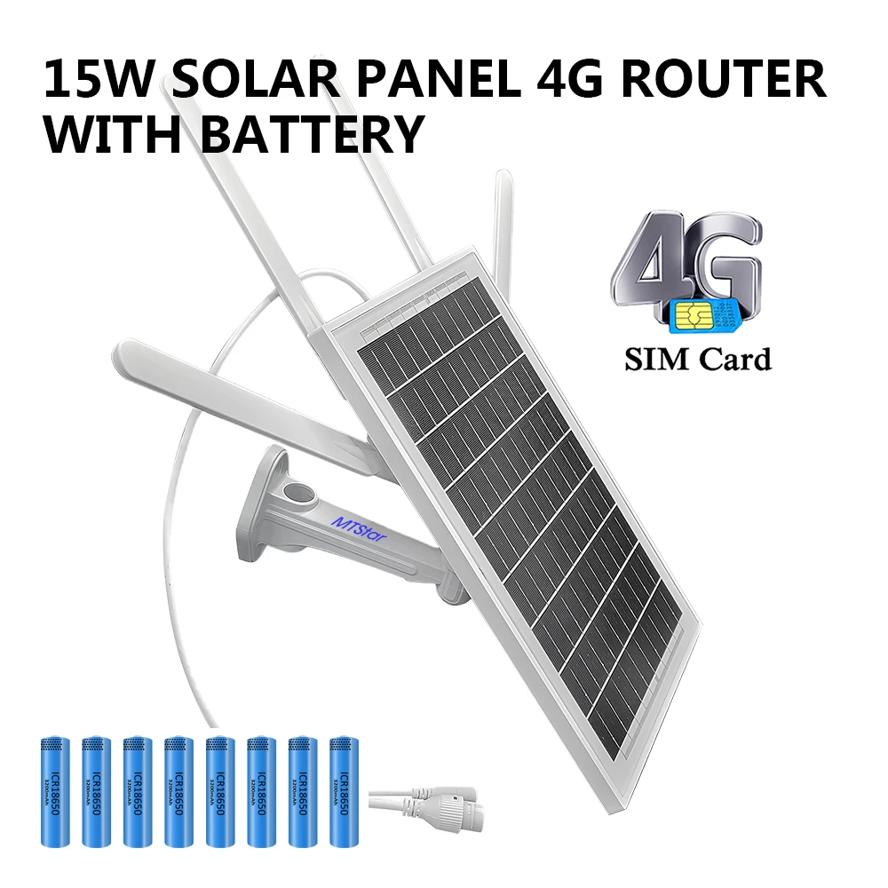 15W-Solar-Panel-4G-Router-Insert-SIM-card-with-8pcs-18650-batteries ...
