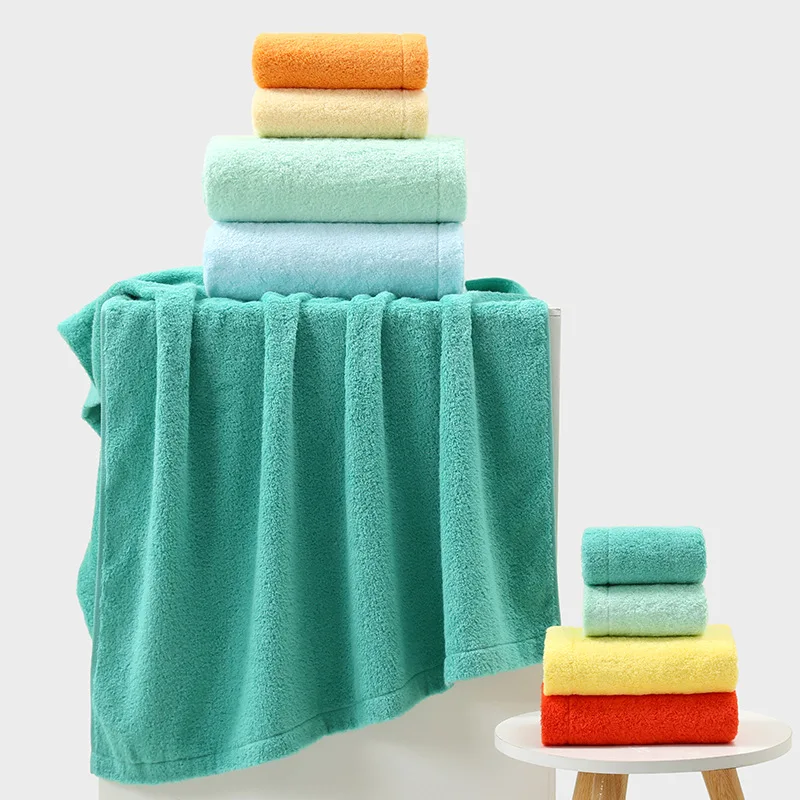 100-Cotton-Towel-Set-Postage-Adult-Bathroom-Shower-Girl-Bath-Towel-Soft ...