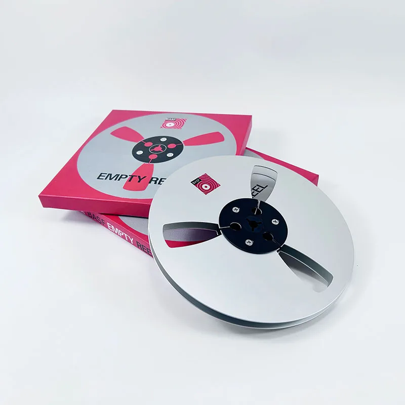 New! BASF 7inch Audio Accessories 7"Empty Metallic Reel Opening Machine ...