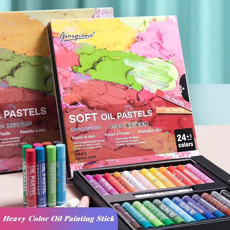 Classics12-24-36-48-Color-Oil-Painting-Stick-Set-Heavy-Color-Ultra-Soft ...