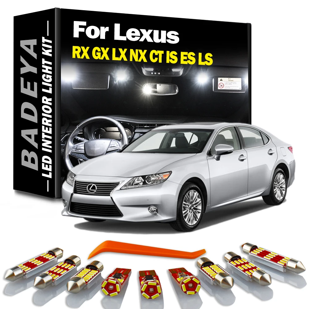 Car LED Interior Light Kit For Lexus RX GX LX NX CT IS ES LS 200 250 ...