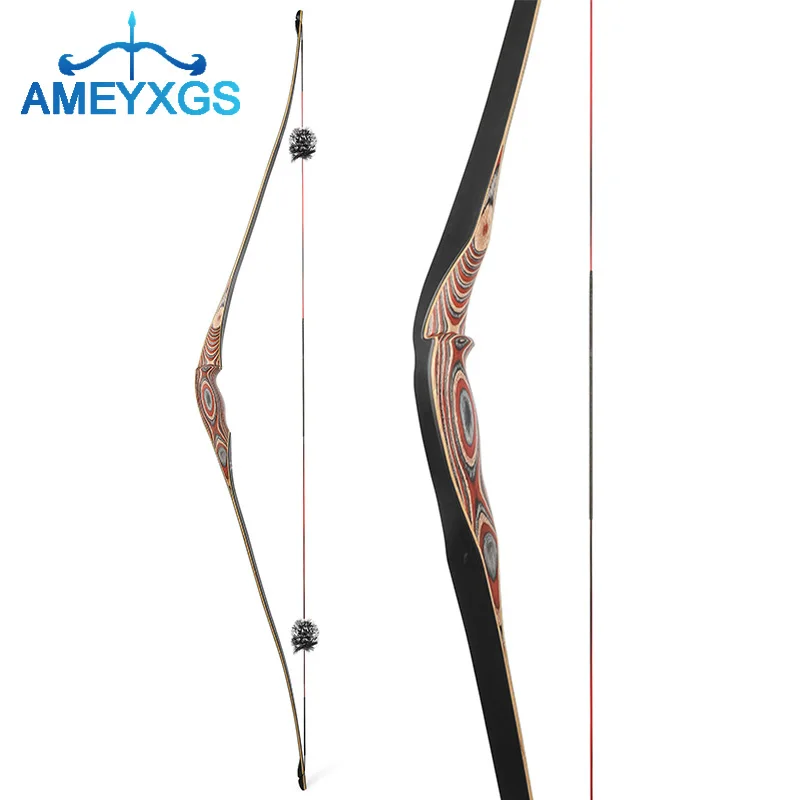 20-55lbs-Archery-Traditional-Bow-Triangle-Bow-Color-Wooden-Laminated ...