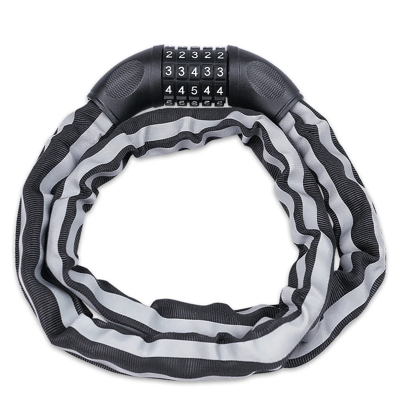 Bike-Lock-Portable-Password-MTB-Road-Bicycle-Padlock-Reflective-High ...