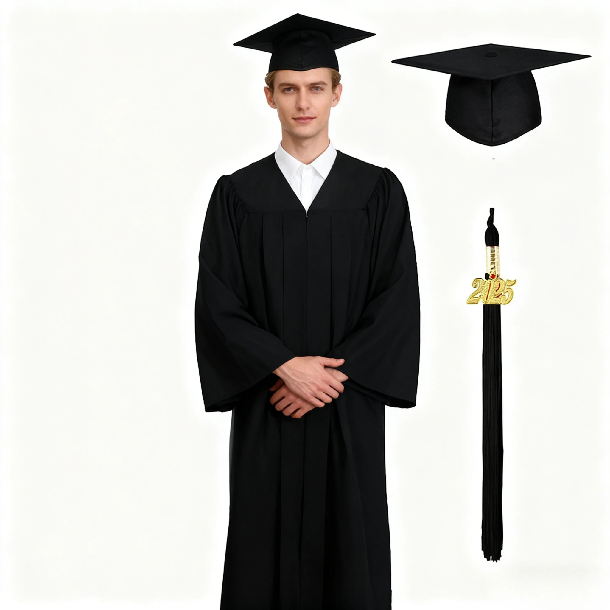 2026 Graduation Gown Set for University Students Bachelor Master Doctor ...