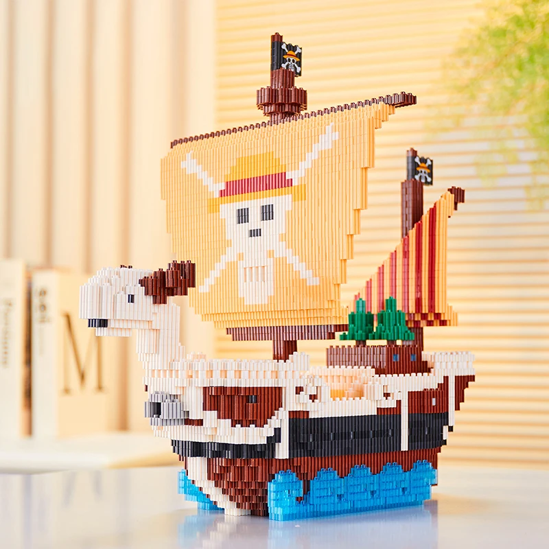 2250PCS-One-Piece-Sunny-Pirates-Ship-Building-Block-Diy-Navigation-Ship ...