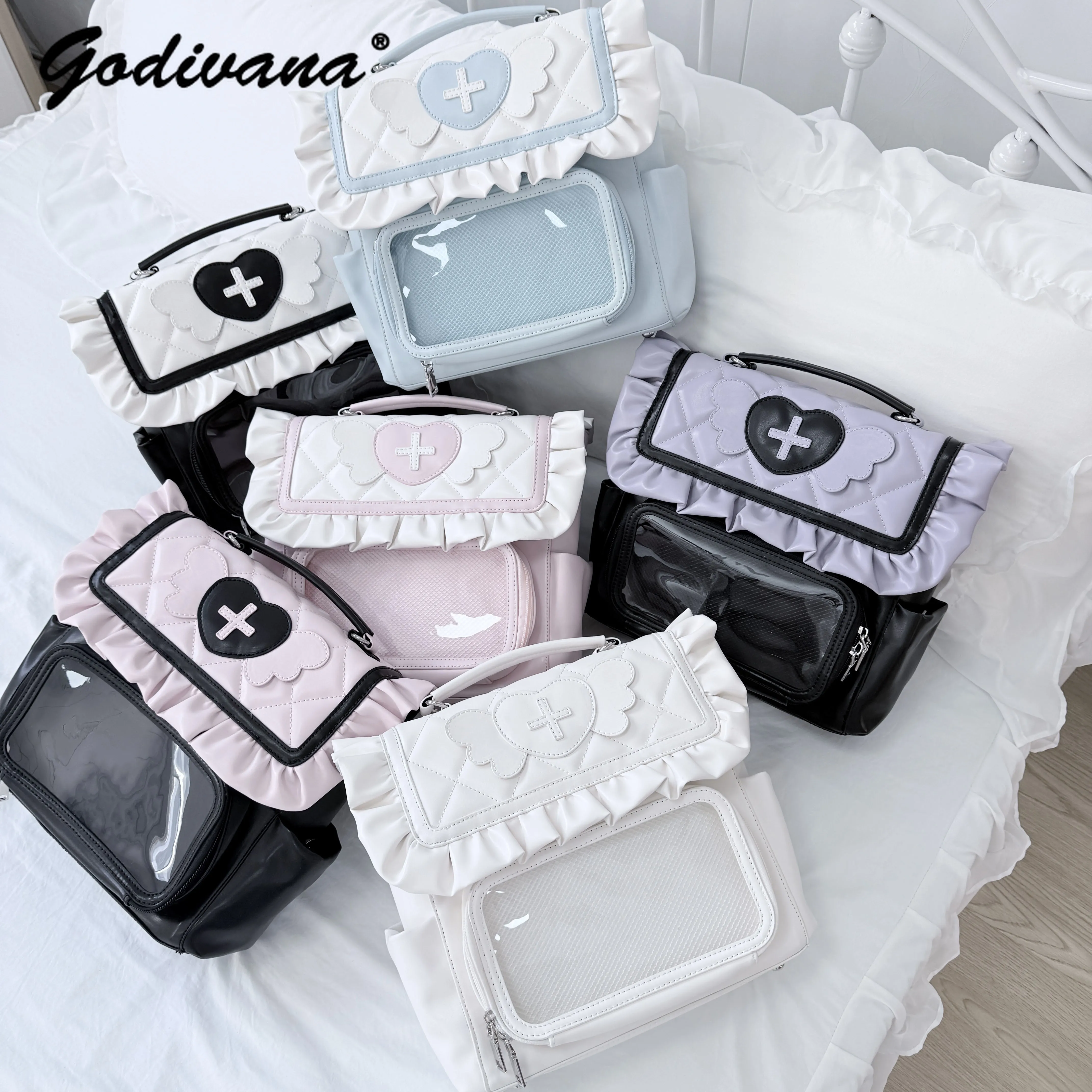 Original Angel Medical Bag Aqua Series Black Pink Itabag Students ...