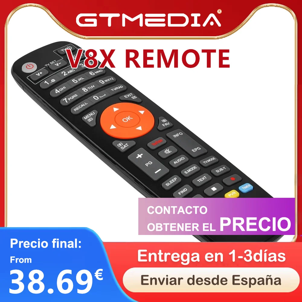 D-GTMEDIA-V8X-mars-mando-a-distancia-Receptor-sat-lite-DVB-S-S2-S2X ...