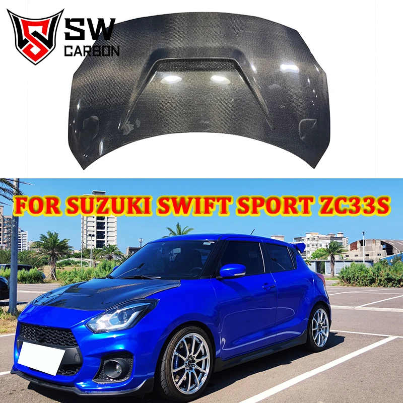 Carbon-Fiber-SW-Design-Hood-for-Suzuki-Swift-Sport-ZC33S-Front-Engine ...