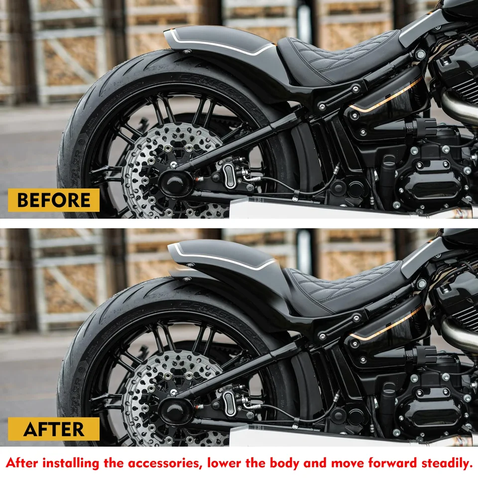 Aluminum Motorcycle Lowering Harley M8 Softail Lowering Kit - Aluminum ...