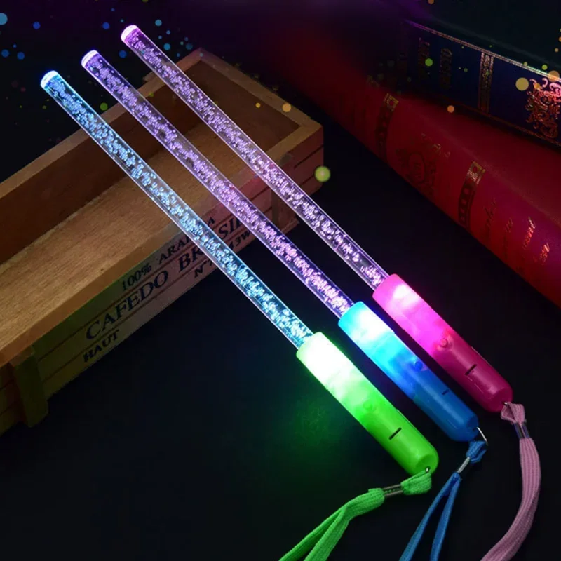 12pcs-LED-Light-Up-Rod-Glow-Fiber-Optic-Wands-Glow-In-The-Dark-Flash ...