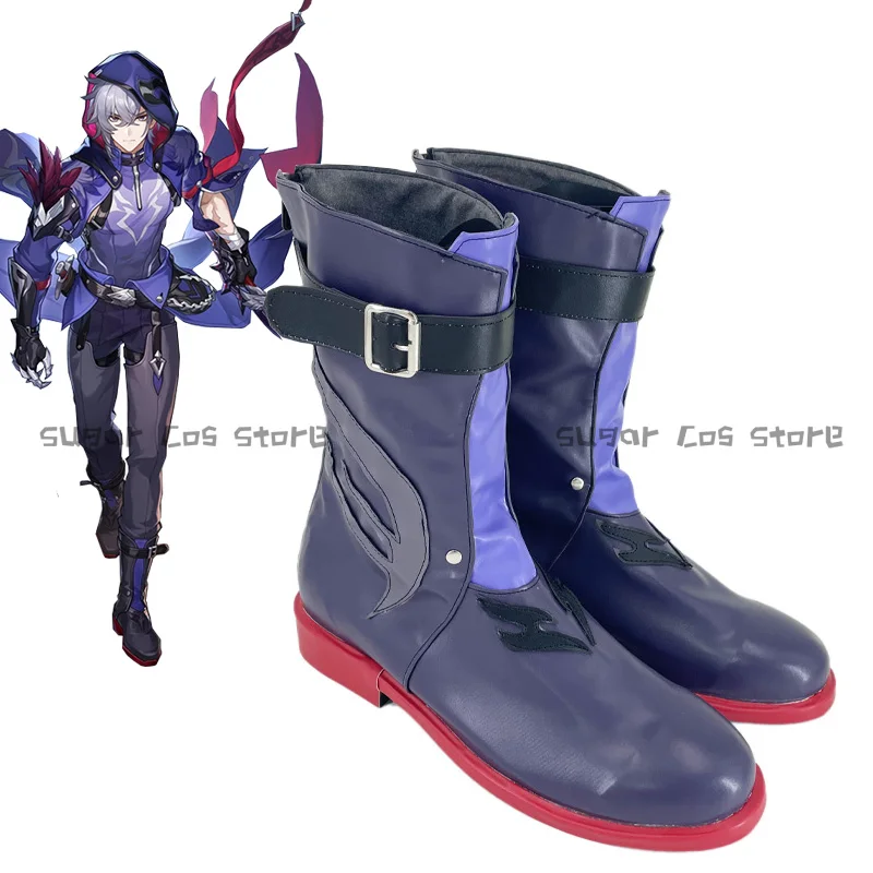 Game-Honkai-Star-Rail-Moze-Cosplay-Shoes-Boots-PU-Leather-Uniform-Role ...