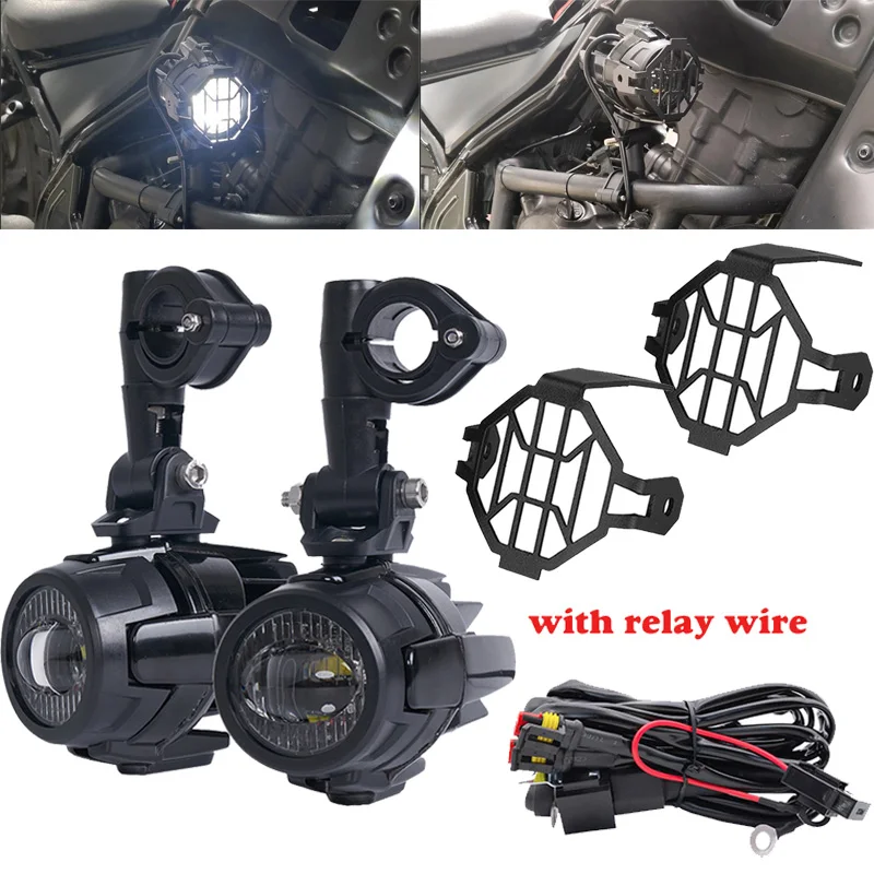 LED Fog Lights Motorcycle Driving Auxiliary Lights for BMW R1200GS LC R ...